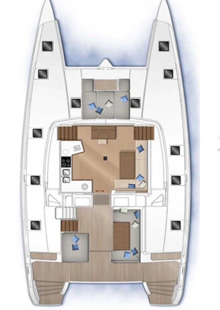 CATAMARAN LAGOON 52 F- 5 CABINS - Henri Captain